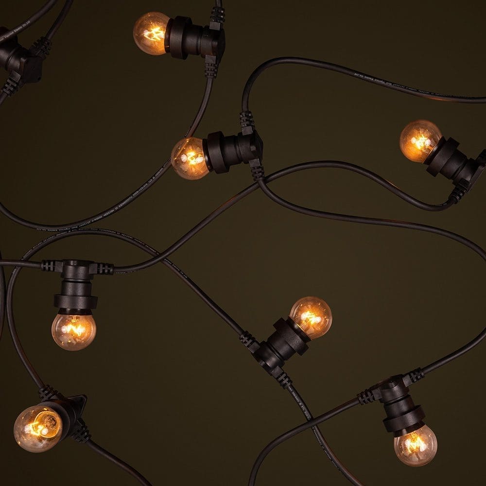 Commercial Festoon String Lighting System - Outdoor Festoon Lights