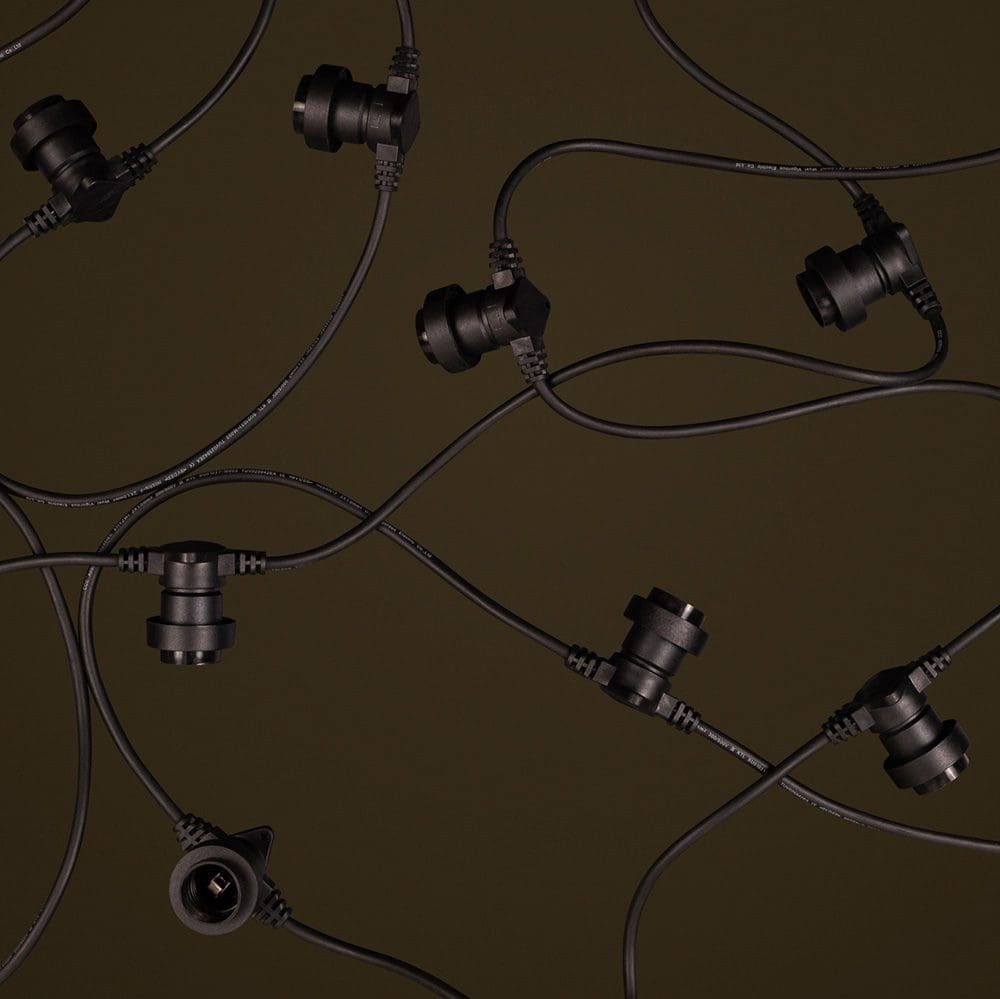 Commercial Festoon String Lighting System - Outdoor Festoon Lights