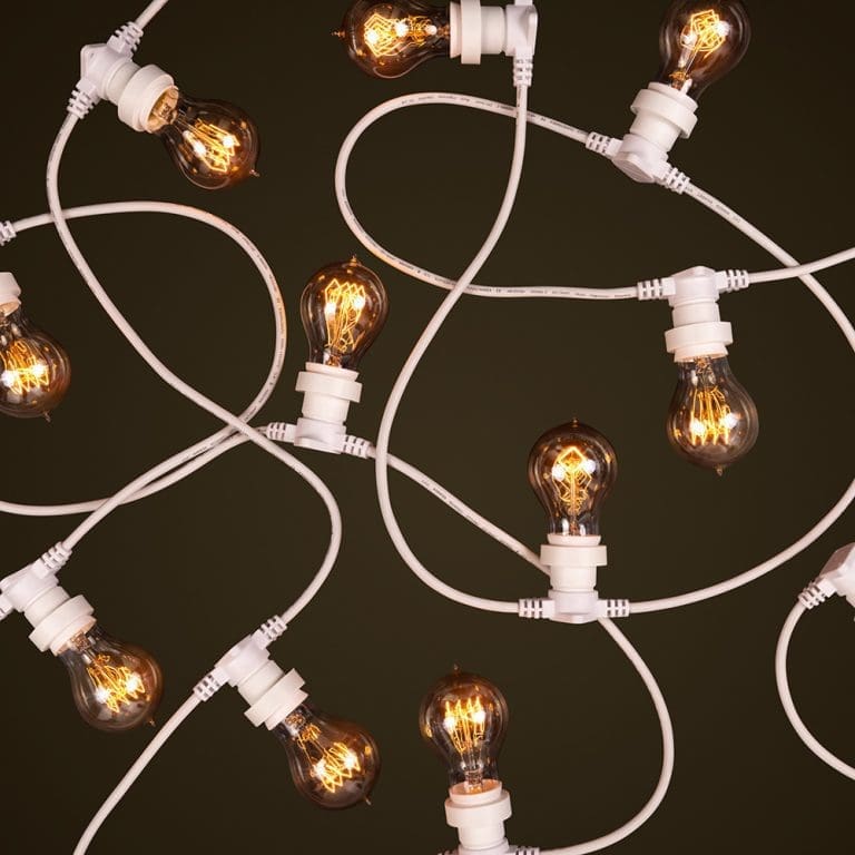 Commercial Festoon String Lighting System - Outdoor Festoon Lights